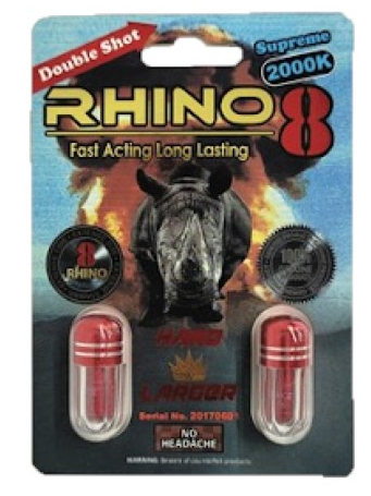 Rhino 8 Supreme 2000k Double Capsule – LSResearch
