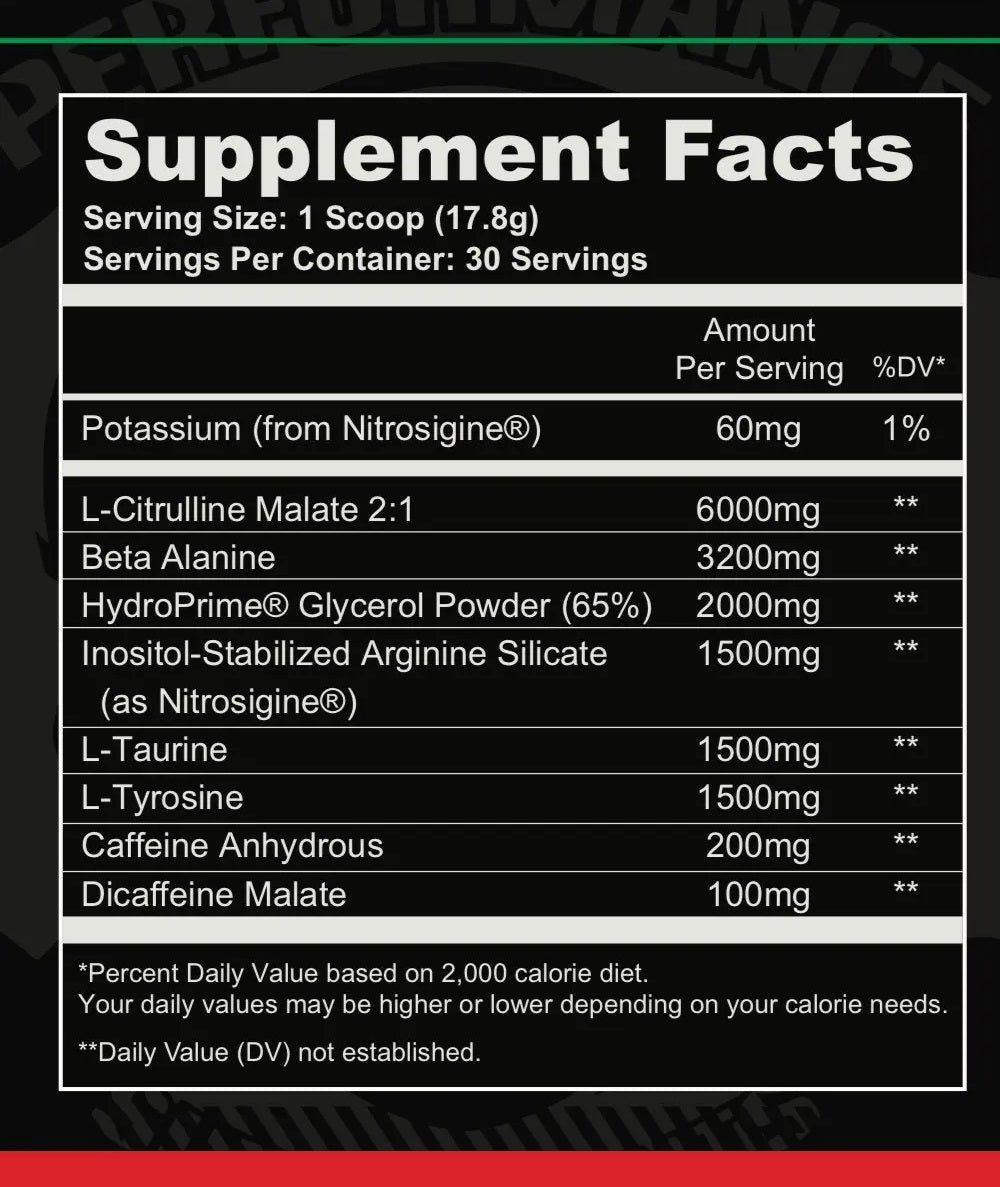 Performance Supplements: Pre-Grow – LSResearch