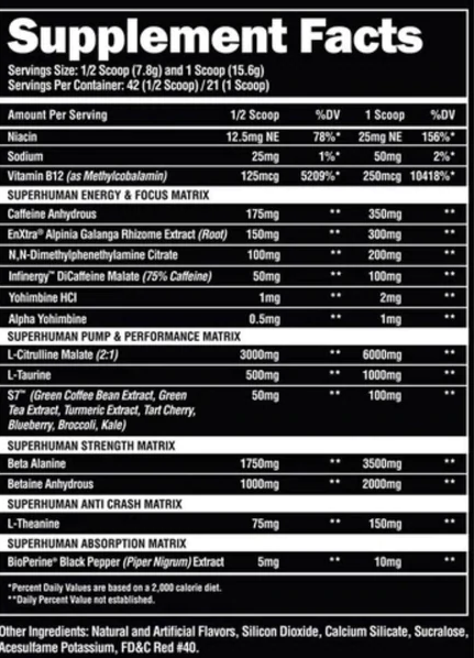Alpha Lion: Super Human Extreme Pre-Workout – LSResearch