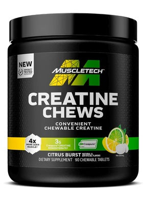 MuscleTech: Creatine Chews, Citrus Burst, 90 Chews – LSResearch