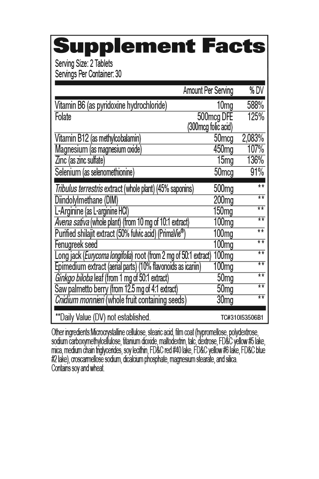GAT: Testrol Gold ES, 60 Tablets – LSResearch