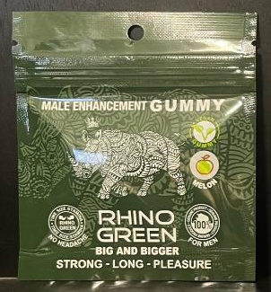 Rhino: Green Apple Gummy, Male Enhancement – LSResearch