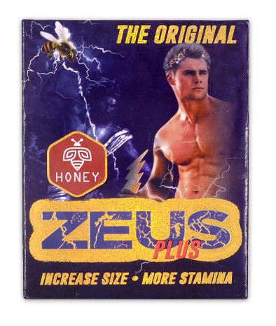 Zeus: Zeus Plus Honey Male Enhancement 12ct Box – LSResearch
